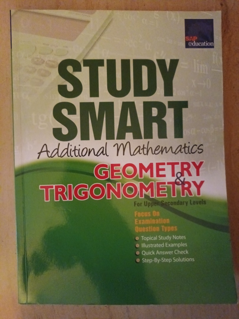 Study smart additional mathematics Geometry & Trigonometry For Upper ...