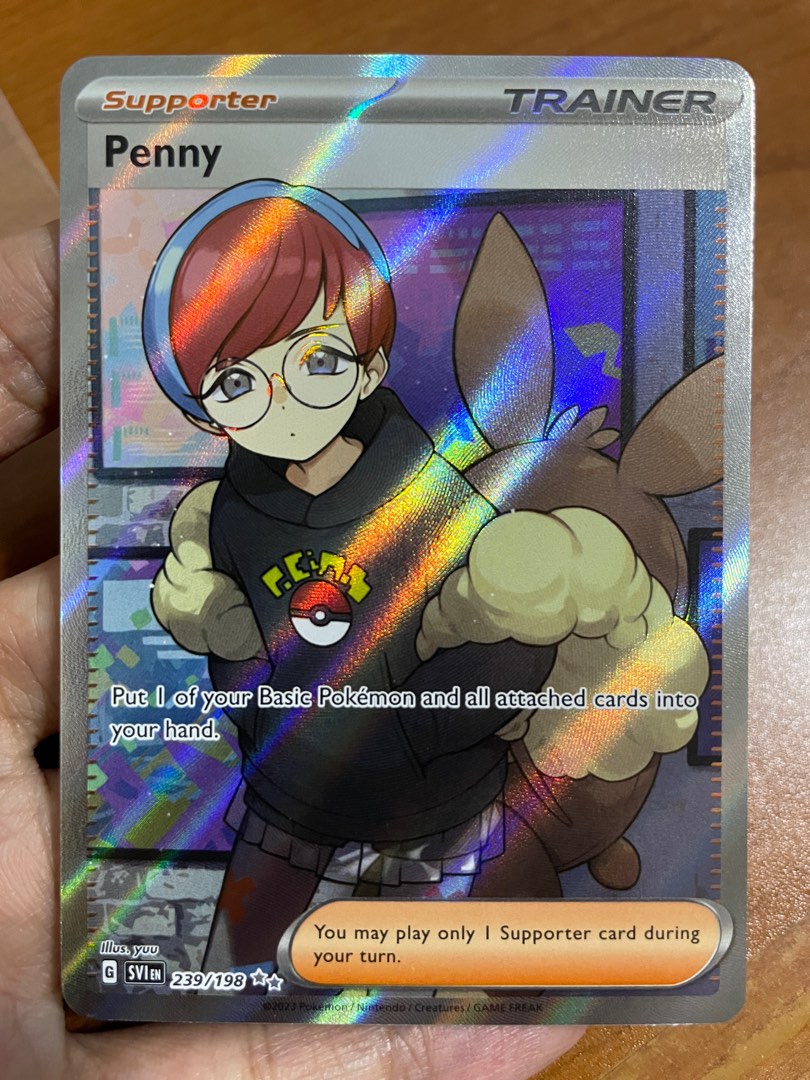 SV01 - Penny Full Art, Hobbies & Toys, Toys & Games on Carousell