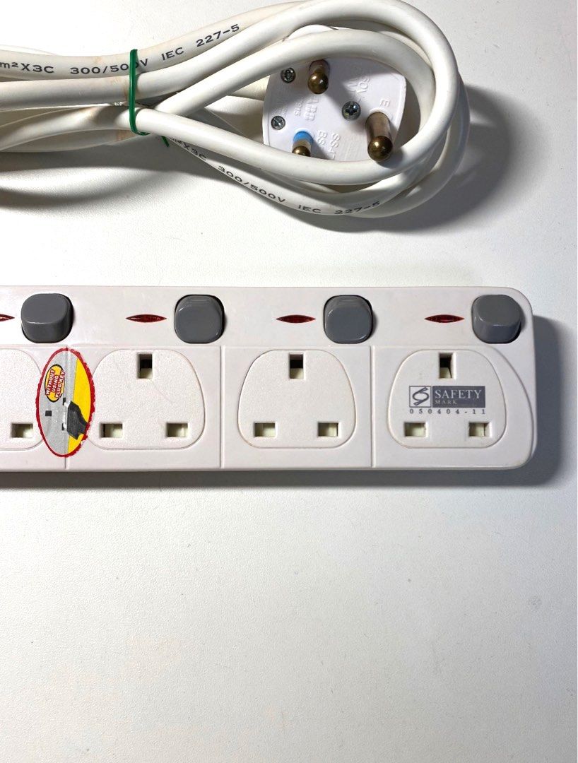 Taiyo 4 Ways Power Extension Cord, TV & Home Appliances, Electrical ...