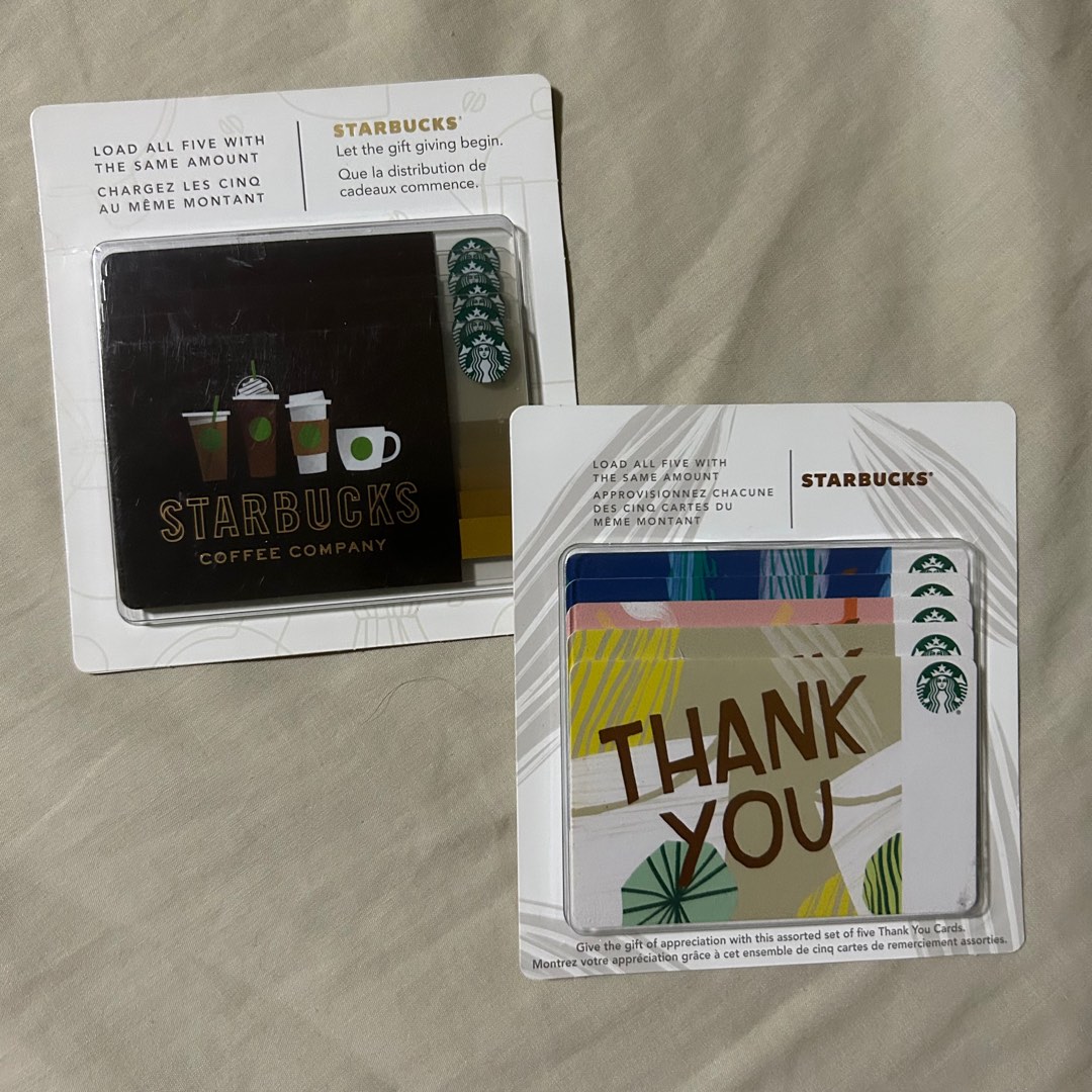 Take all: Starbucks Cards on Carousell