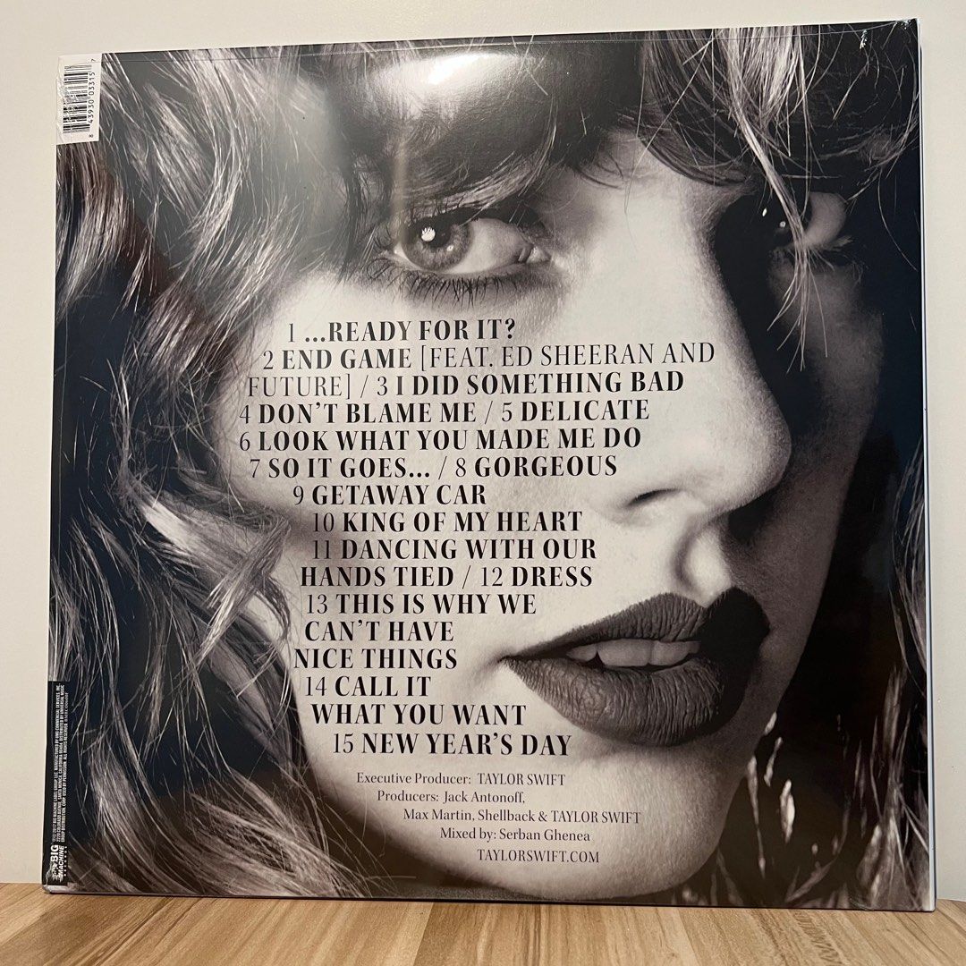 Taylor Swift - reputation picture disc vinyl, 興趣及遊戲, 音樂、樂器 & 配件, 音樂與媒體 ...