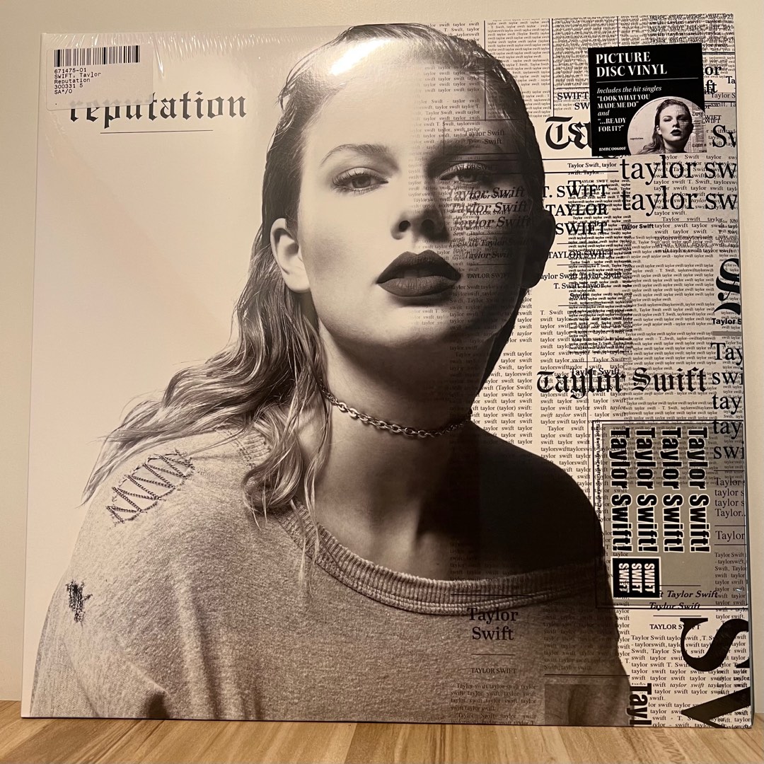 Taylor Swift - reputation picture disc vinyl, 興趣及遊戲, 音樂、樂器 & 配件, 音樂與媒體 ...