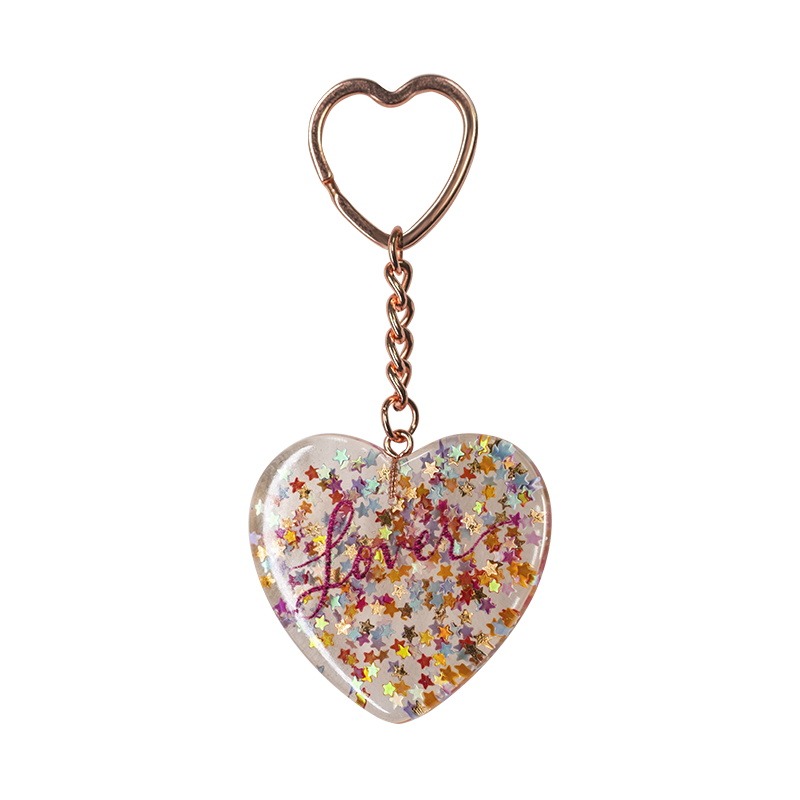 Taylor Swift Lover Heart Glitter Keychain, Hobbies & Toys, Stationery ...