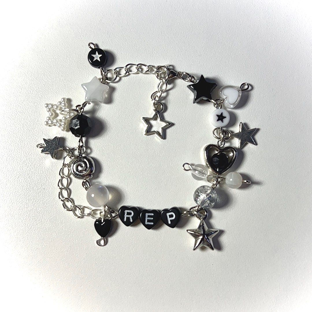 TAYLOR SWIFT Reputation Inspired Themed Wire Beaded Bracelet Jewelry ...