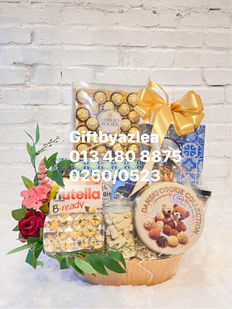 Tempahan hamper hari raya aidiladha 2023, Food & Drinks, Gift Baskets ...
