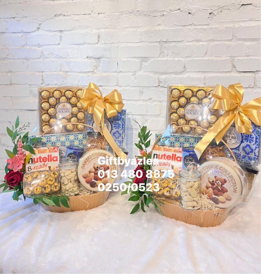 Tempahan hamper hari raya aidiladha 2023, Food & Drinks, Gift Baskets ...