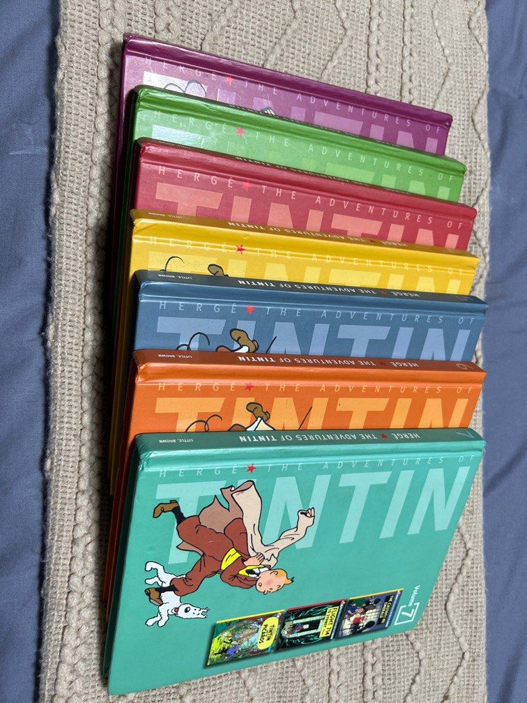The adventures of tintin collection. 7 volumes, Hobbies & Toys, Books ...