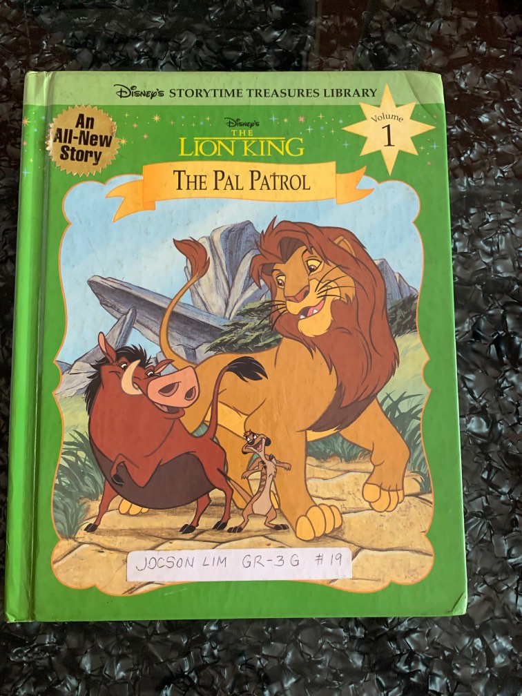 The Lion King The Pal Patrol, Hobbies & Toys, Books & Magazines ...