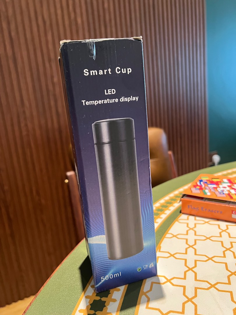 Thermal Flask LED temperature display smart cup, Furniture & Home ...