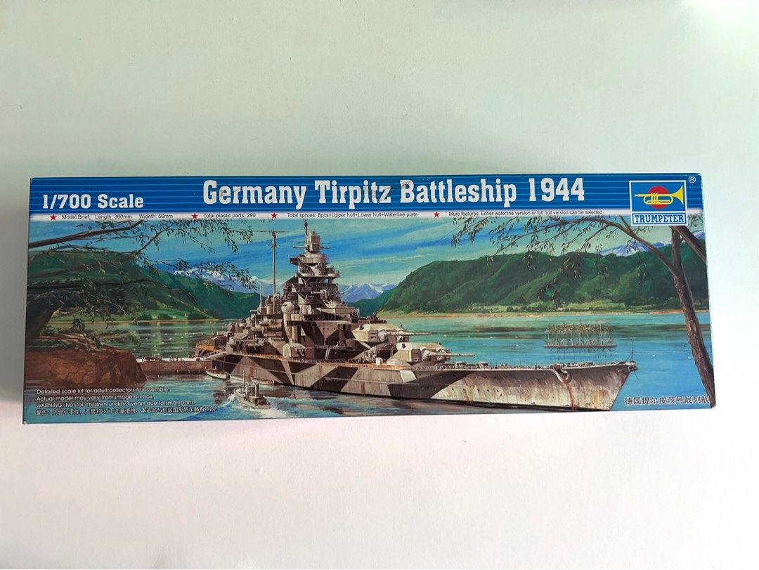 Scale Model: Tirpitz Battleship 1944, Hobbies & Toys, Toys & Games on ...