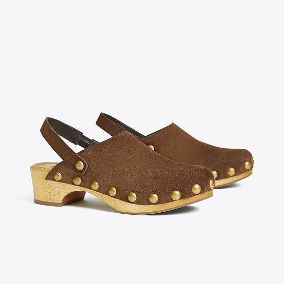 Tory Burch Clog, Women's Fashion, Footwear, Heels on Carousell