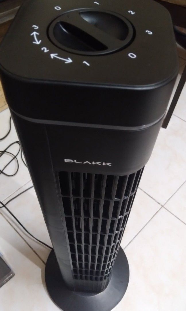Tower Fan 29" BLAKK, TV & Home Appliances, Other Home Appliances on ...