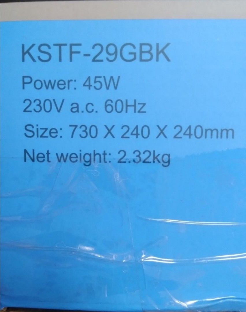 Tower Fan 29" BLAKK, TV & Home Appliances, Other Home Appliances on ...