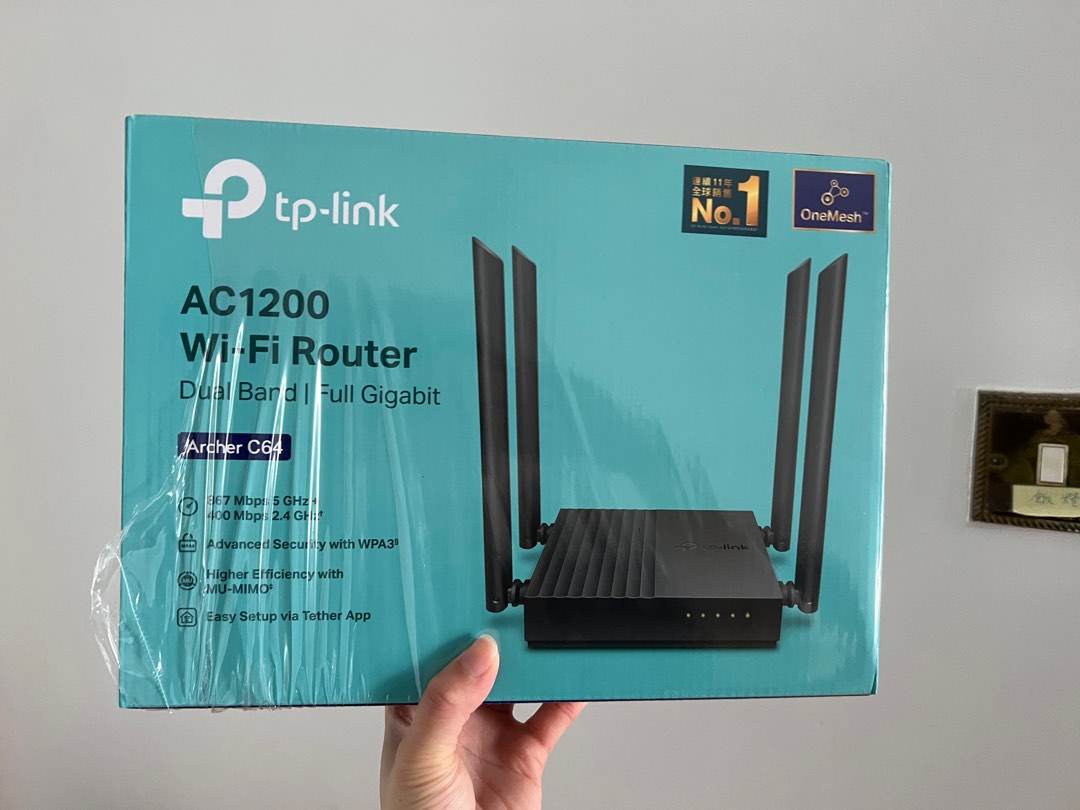 TP-link AC1200 router, 電腦＆科技, 電腦周邊及配件, Wifi及上網相關產品 - Carousell