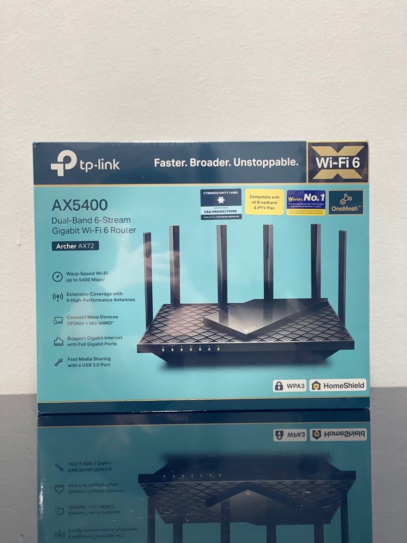 Tp-link AX5400 router, Computers & Tech, Parts & Accessories ...
