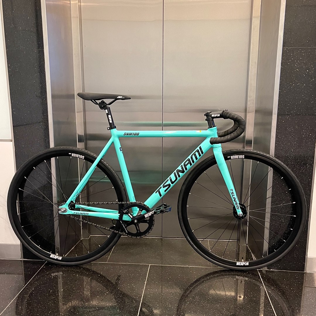 Tsunami fixie/SNM 100/frame set $330/complete bike $659/weapon alloy ...