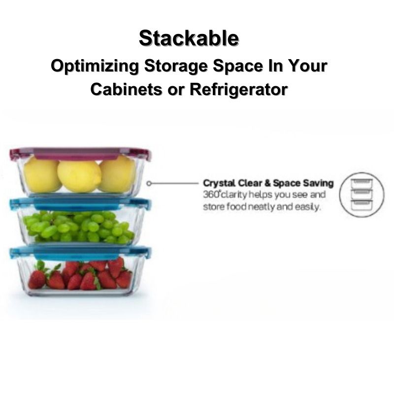 Tupperware Multipurpose Premiaglass 100% Borosilicate 1000mL Food ...