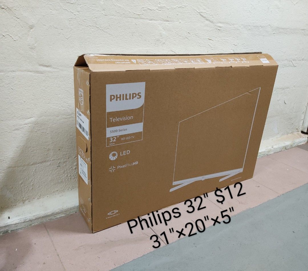 TV boxes with styrofoam, Furniture & Home Living, Home Improvement ...