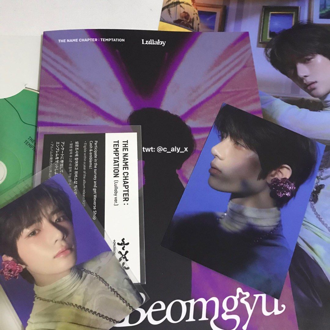 TXT The Name Chapter: TEMPTATION (Lullaby) Beomgyu Ver. Complete ...