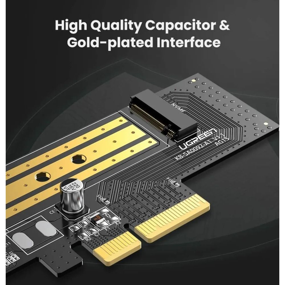 UGREEN M.2 NVME to PCI-E3.0X 4 EXPRESS CARD ( 70503 ), Computers & Tech ...