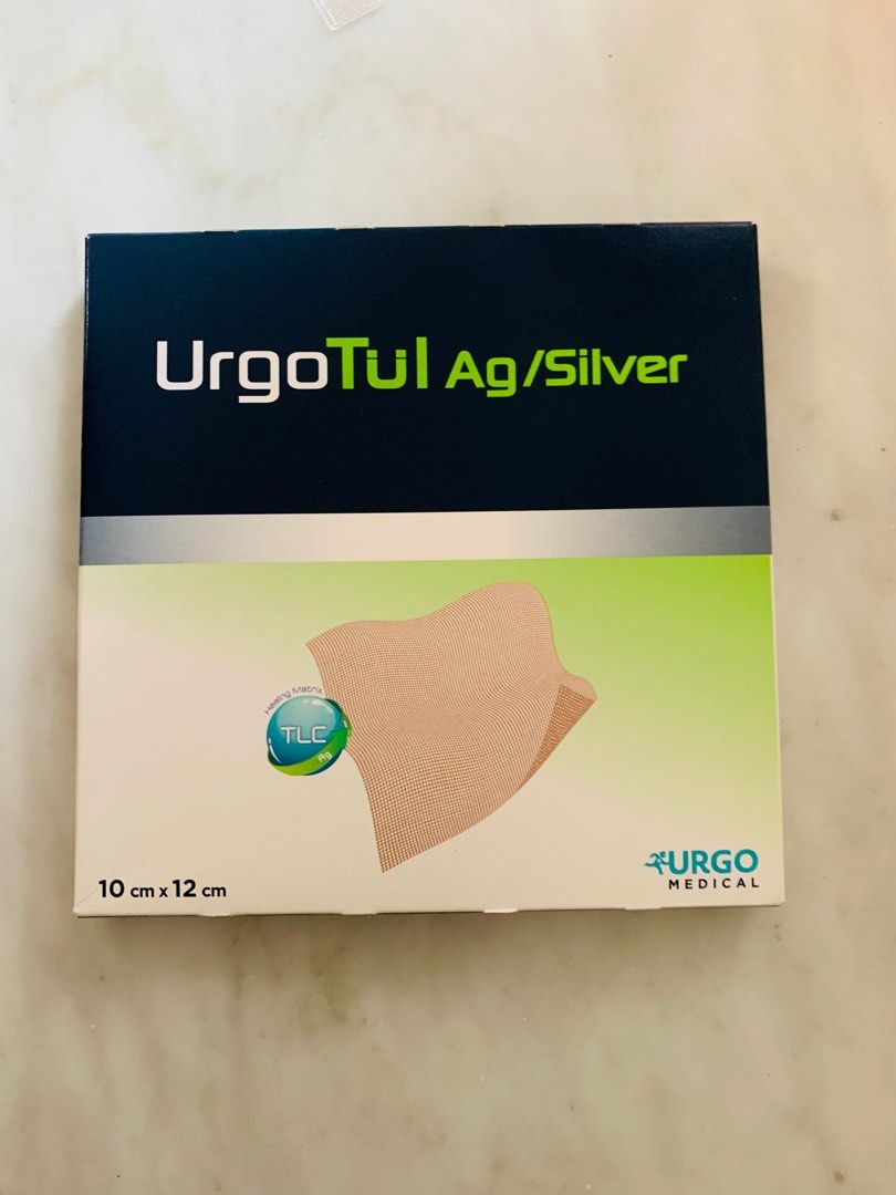 UrgoTul AG Silver Dressing 10cm x 12cm - 12 pieces, Health & Nutrition ...