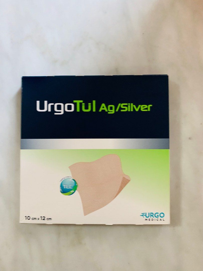 UrgoTul AG Silver Dressing 10cm x 12cm - 12 pieces, Health & Nutrition ...