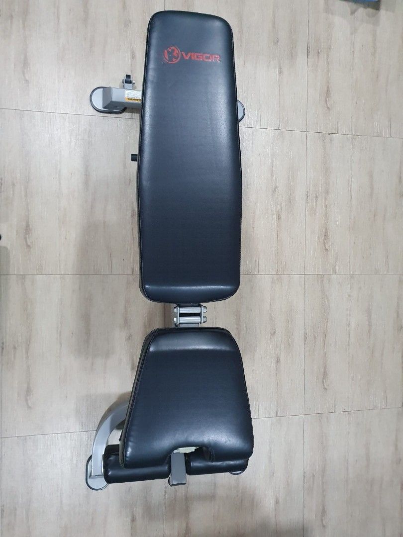 Vigor Premium Gym Bench with leg extension, Sports Equipment, Exercise ...