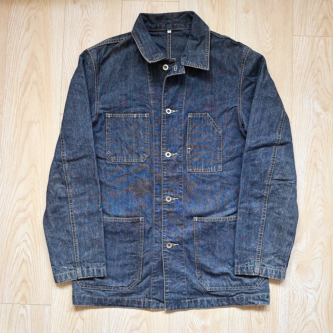 Vintage 4-Pocket Denim Jacket, Men's Fashion, Coats, Jackets and ...