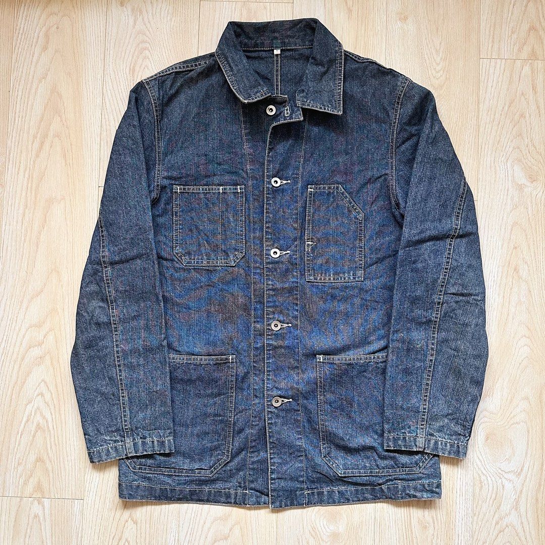 Vintage 4-Pocket Denim Jacket, Men's Fashion, Coats, Jackets and ...