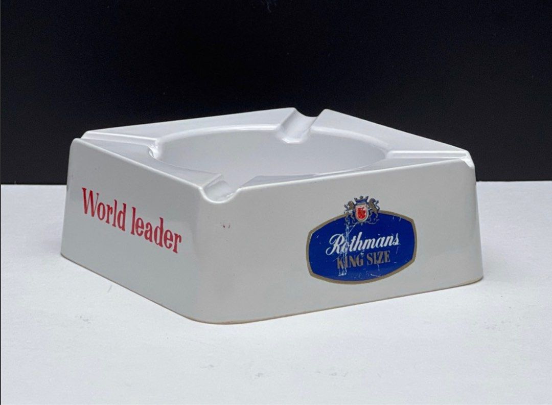 Vintage Rothmans King Size Melamine Ashtray, Hobbies & Toys ...