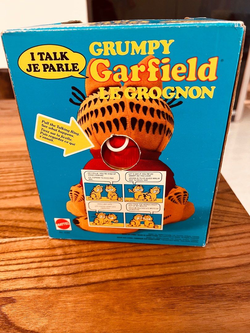 Vintage Mattel Grumpy Garfield 1980s MISB, Hobbies & Toys, Toys & Games ...