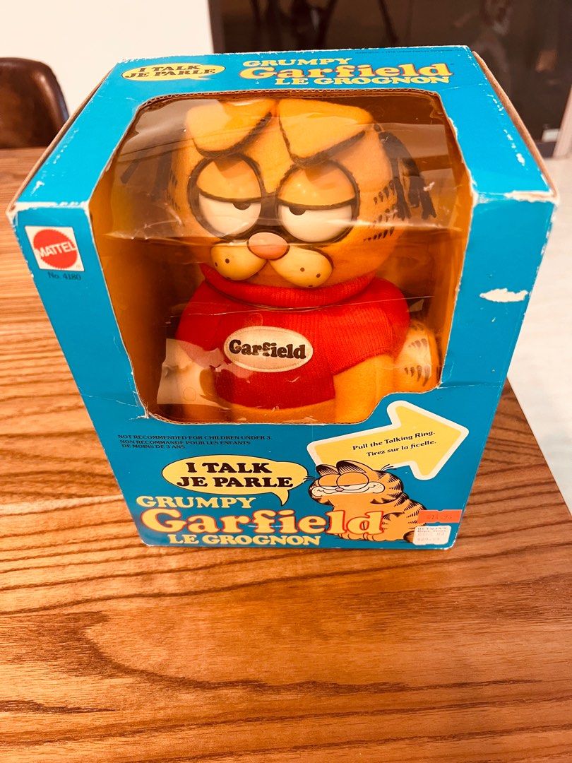Vintage Mattel Grumpy Garfield 1980s MISB, Hobbies & Toys, Toys & Games ...