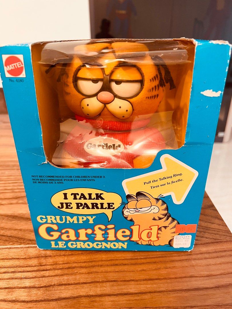 Vintage Mattel Grumpy Garfield 1980s MISB, Hobbies & Toys, Toys & Games ...