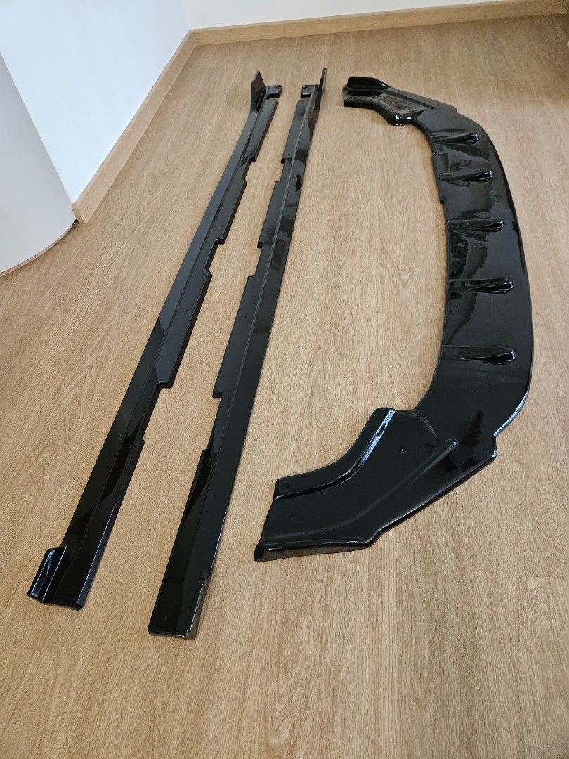 Volkswagen Golf R GTI Variant Wagon Rline R line Front Lip Side Skirt ...