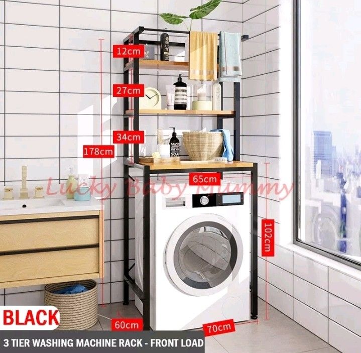 Washing Machine Rack Shelf, Furniture & Home Living, Furniture, Shelves ...