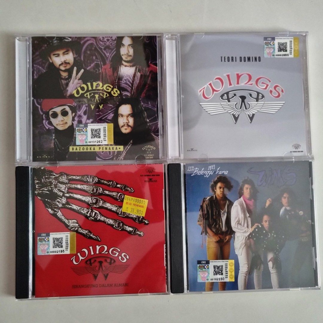 WINGS (Malaysian Legendary Rock Band) CD Albums, Hobbies & Toys, Music ...