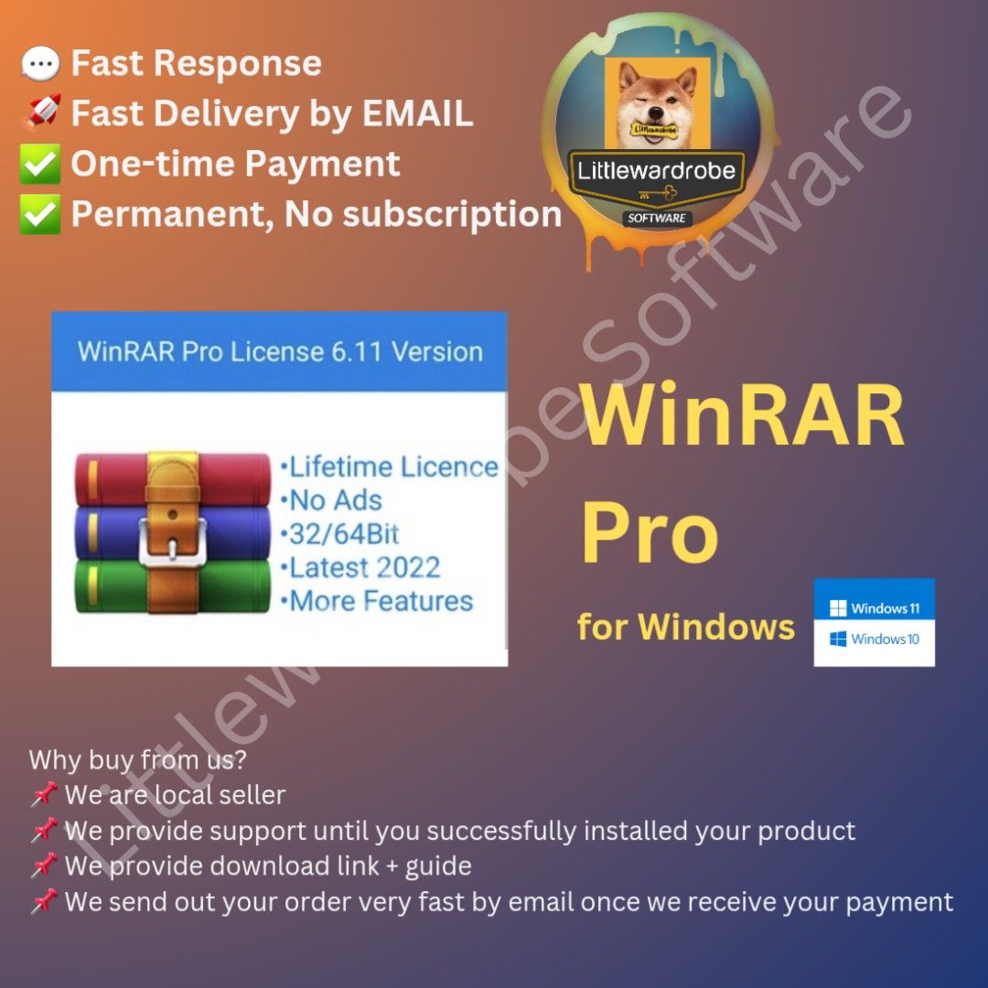 WinRAR Pro for Windows, Computers & Tech, Parts & Accessories, Software ...