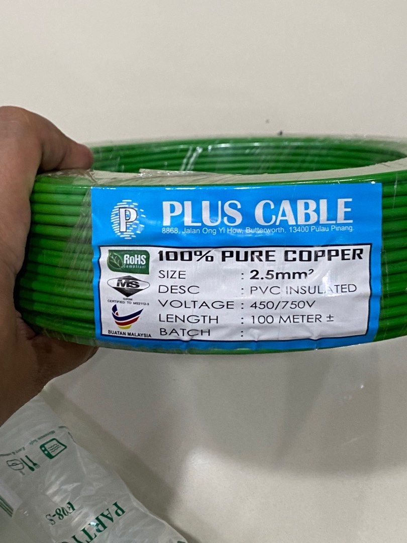 Wire for electrical wiring, TV & Home Appliances, Electrical, Adaptors ...