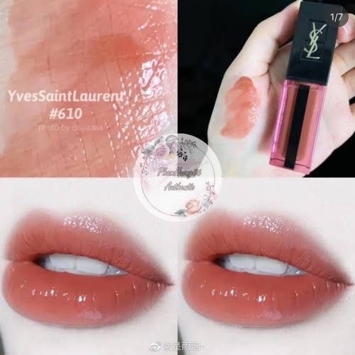 YSL water stain Lipstick 610, Kesehatan & Kecantikan, Rias Wajah di Carousell