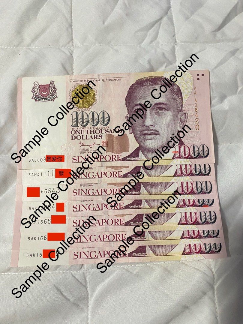 1000 Notes - Rare Collection & Sequence Number, Hobbies & Toys ...