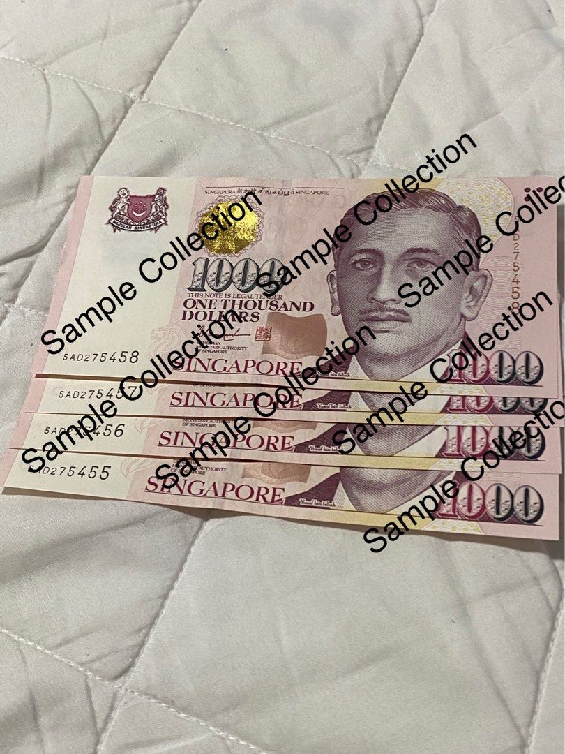 1000 Notes - Rare Collection & Sequence Number, Hobbies & Toys ...