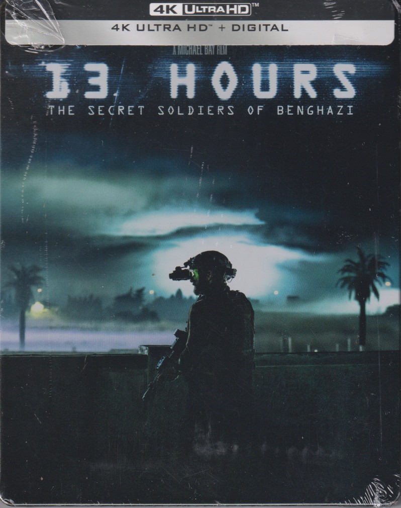 13 Hours: The Secret Soldiers of Benghazi Steelbook 4K Blu ray / Bluray, Hobbies & Toys, Music ...