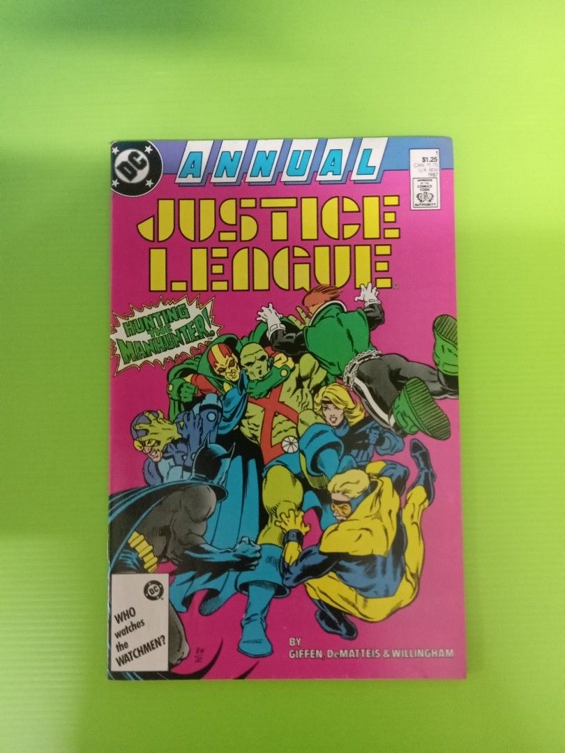 1st Annual ! Justice League #Annual 1 ( Bill Willingham - Cover Art ) DC Copper Age Issue ...
