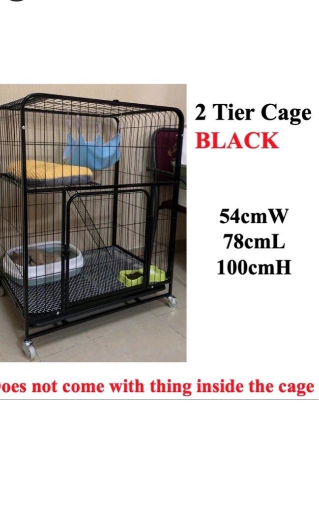 2 tier big pet cage, Pet Supplies, Homes & Other Pet Accessories on ...