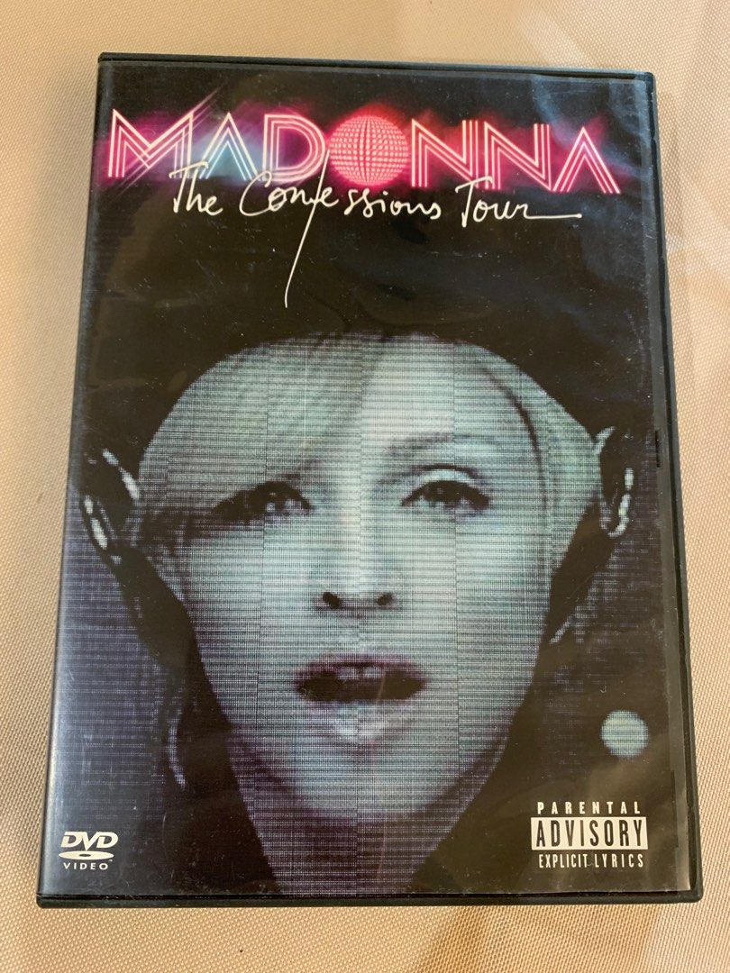 [2手dvd] Madonna-The Confessions Tour, 書籍、休閒與玩具, 樂器、音樂相關, CD、DVD在旋轉拍賣