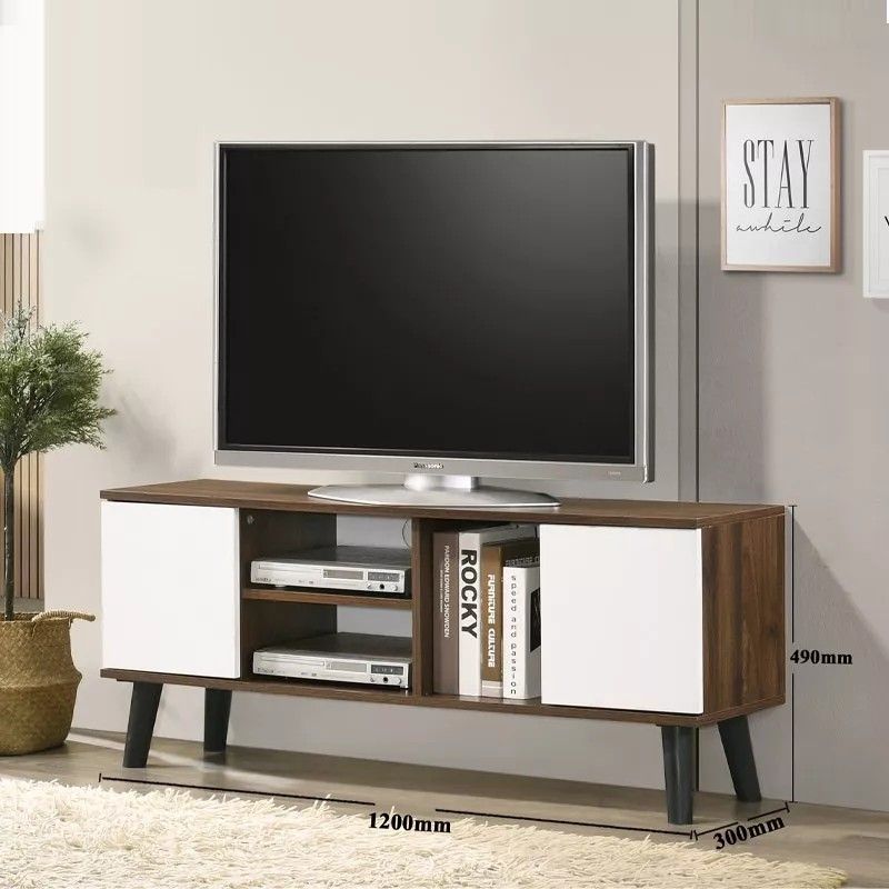 4 Feet Tv Console with Elevated Legs, Furniture & Home Living ...