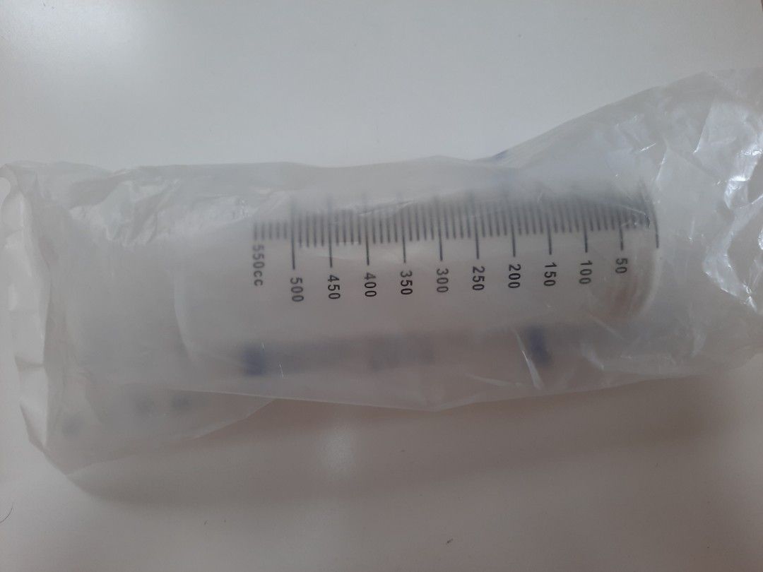 550ml large syringe, Health & Nutrition, Medical Supplies & Tools on Carousell