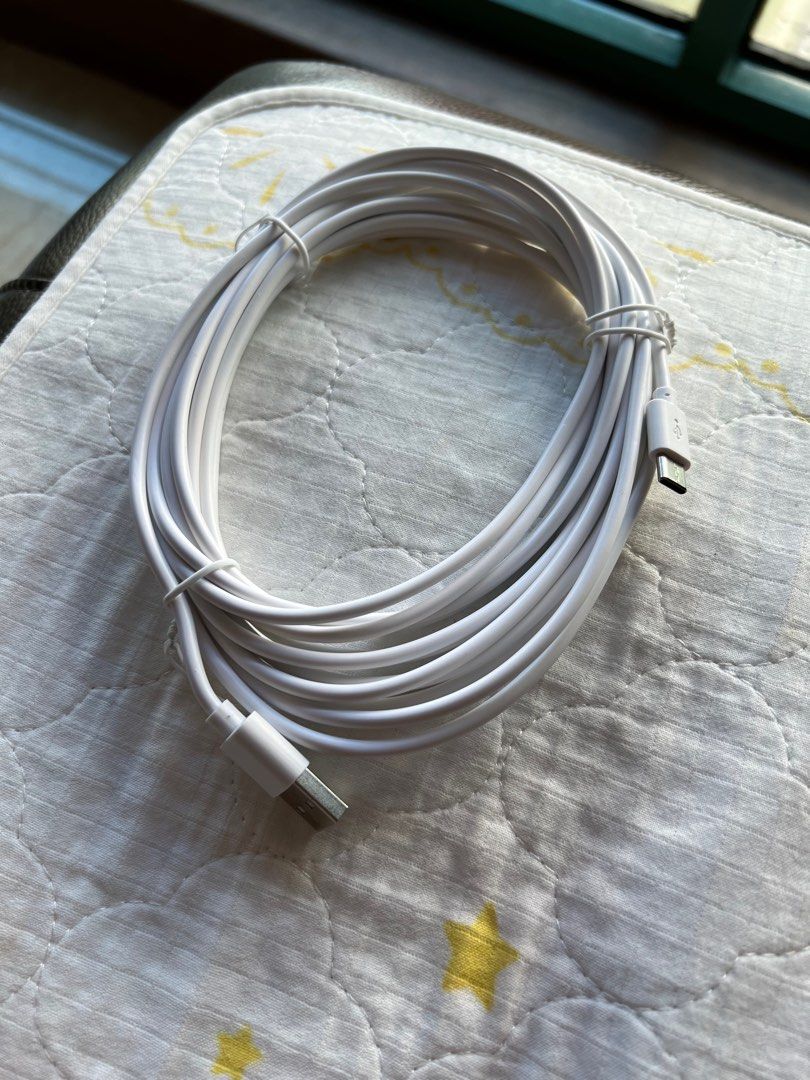 5 meter charging cable USB to Type-C, Mobile Phones & Gadgets, Mobile ...