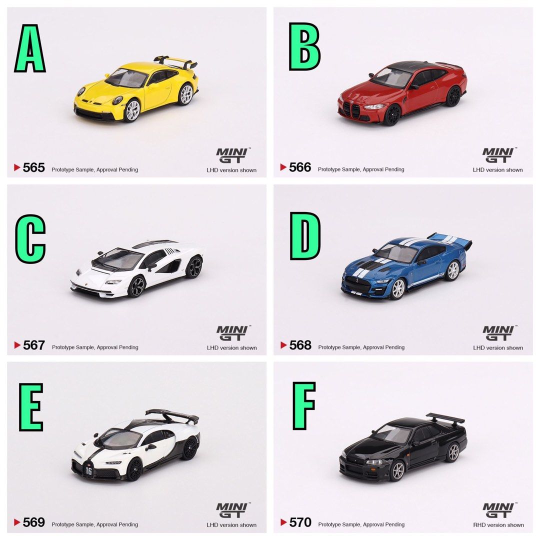 預訂 pre-order**** MiniGT MINI GT 565 Porsche 911 gt3 992 566 BMW M4 567 ...