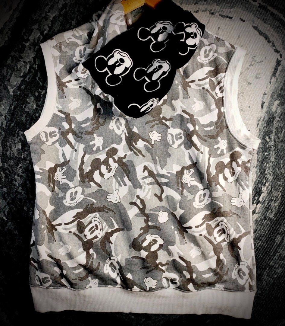 Aape by Bathing Ape (Bape) x Disney Mickey Mouse - Vest Jacket ...